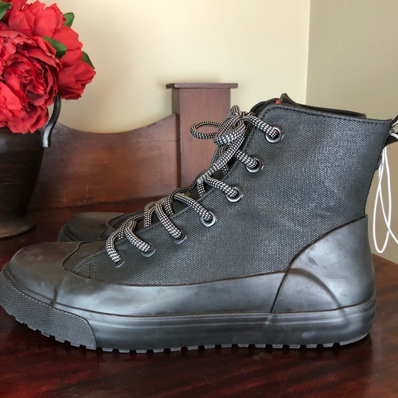 Hunter | Shoes | New Hunter For Target High Top Canvas Rain Boots ...